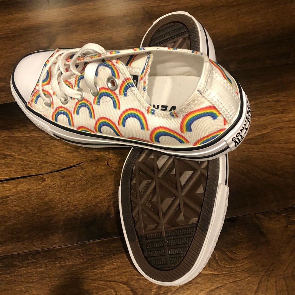 Converse Taylor All Star Rainbow Sneaker Nwot - Gem